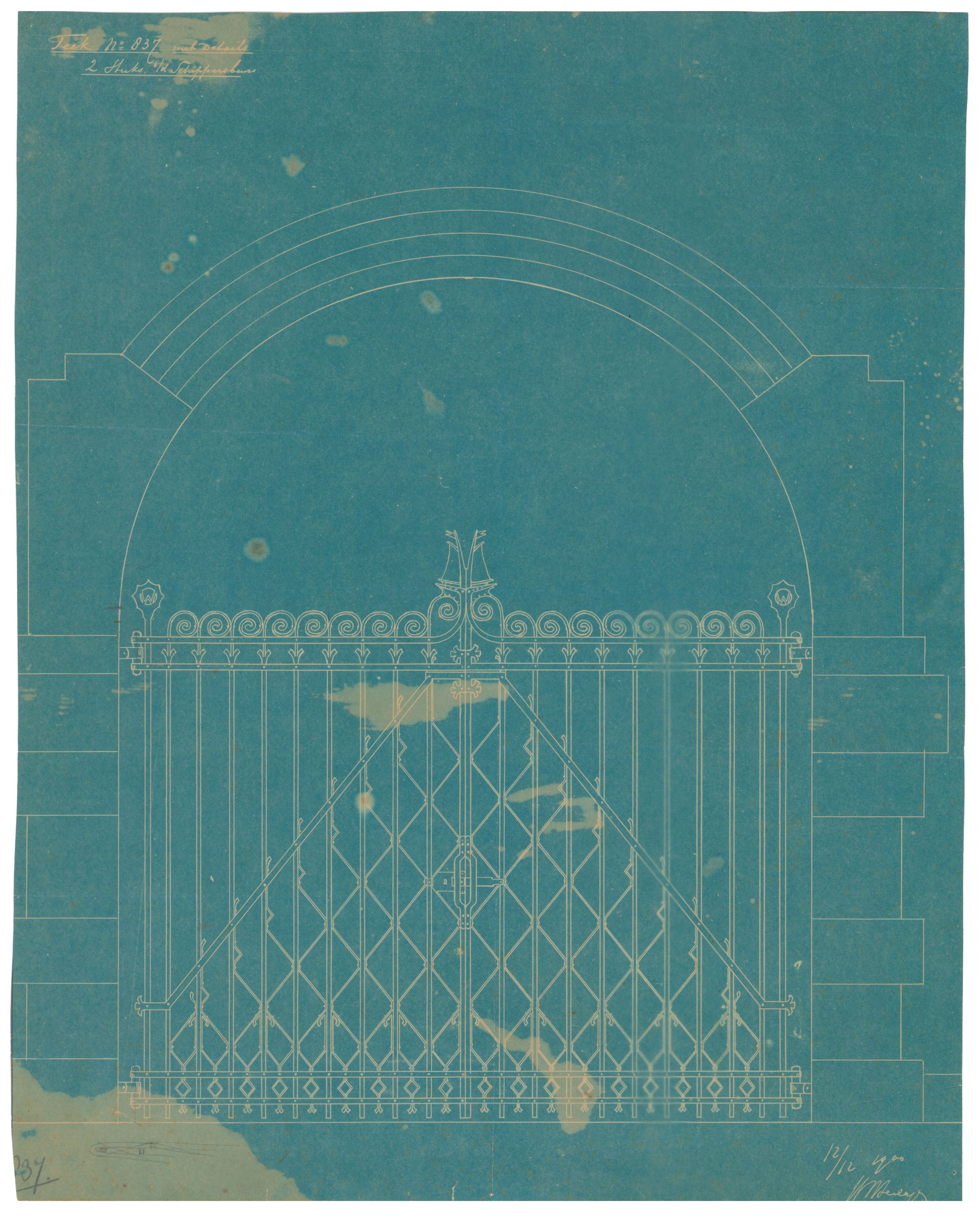 How the Blueprint Entered Architectural Design